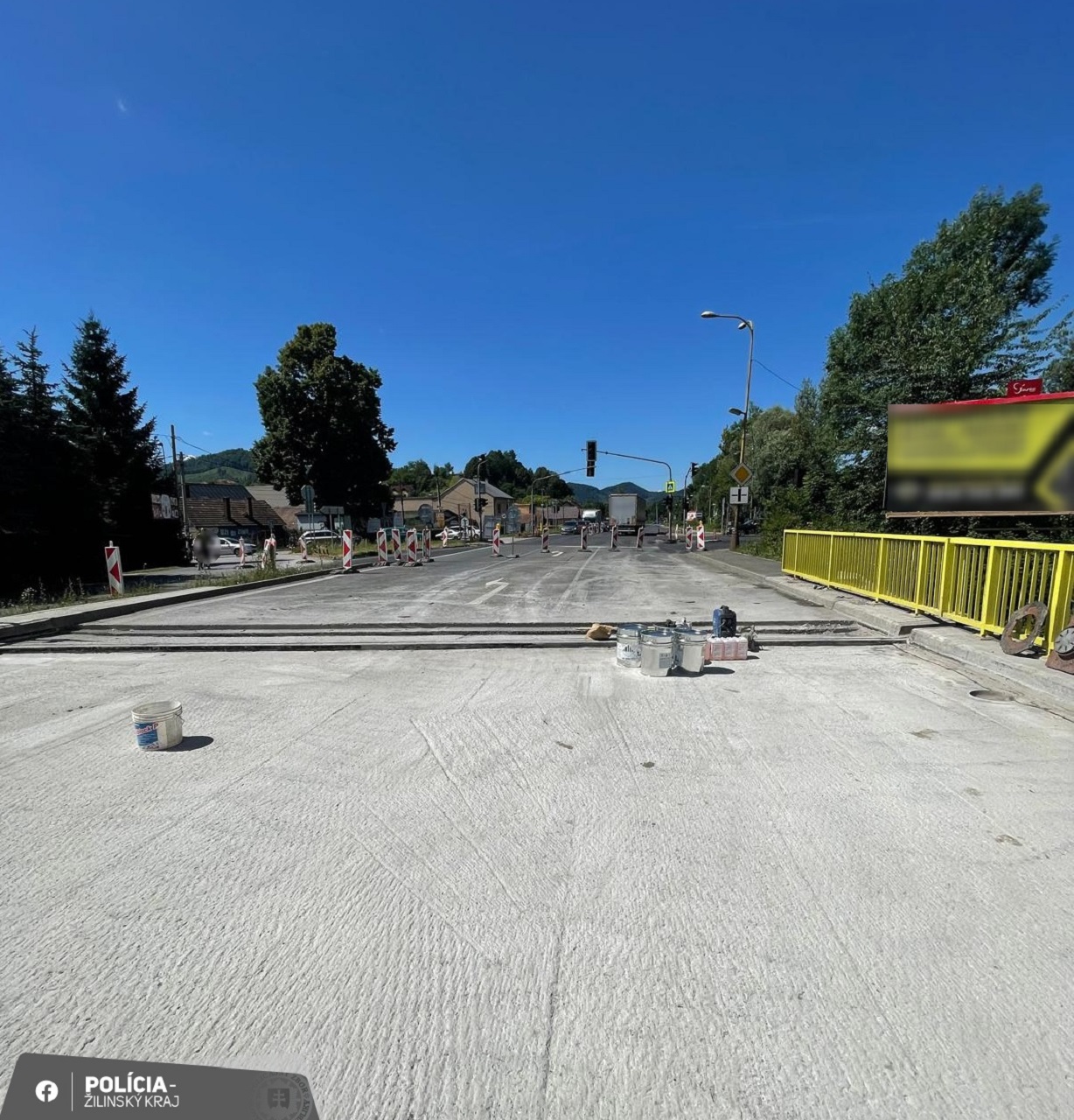 Práce na moste v Radoli obmedzili dopravu